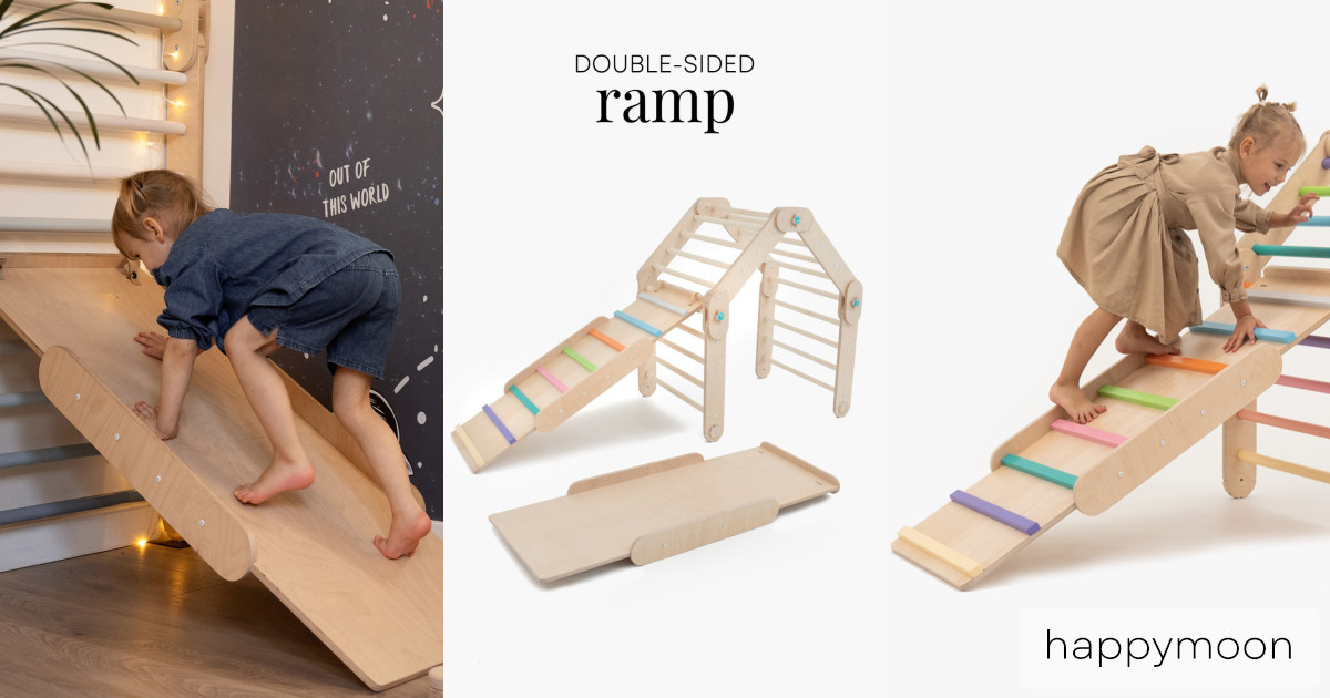montessori ramp for toddler playroom - HappyMoon