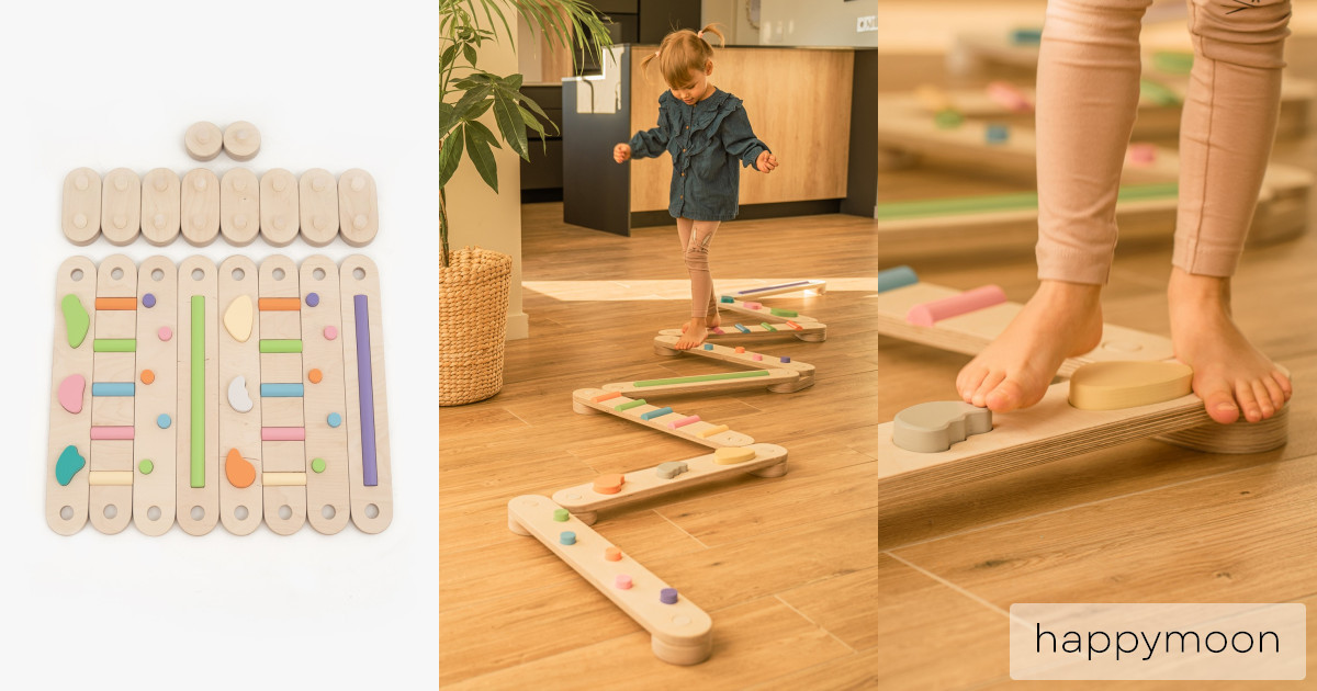 Kids balance toy -pikler balance board for toddlers - HappyMoon