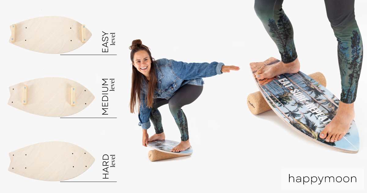 Fitness indoors with Surf Balance Boards - HappyMoon