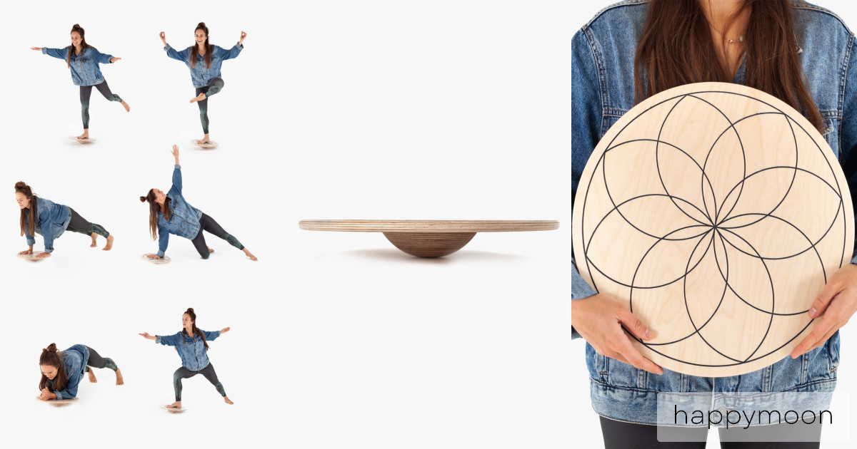 Wooden Balance Board – Perfect Workout Tool for Active Training and Fun ...
