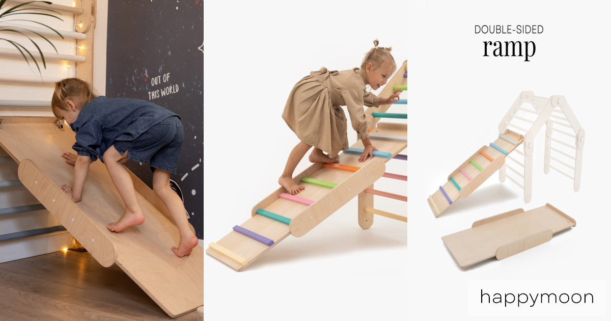 Montessori Ramp for Toddler Playroom – Perfect for Active Play - HappyMoon
